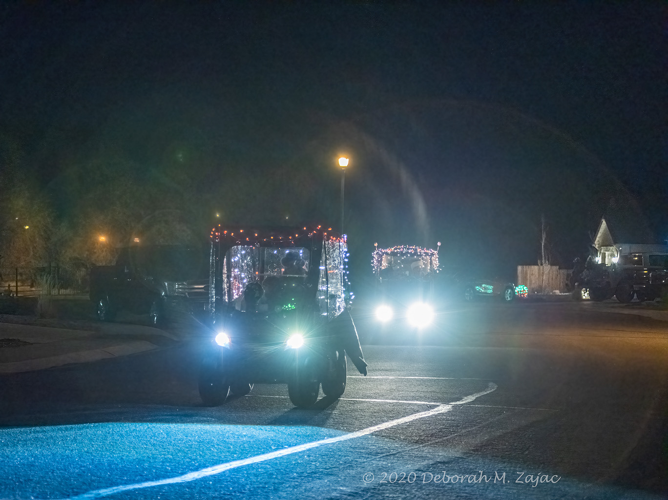 Whatever Weds. Lighted Golf Cart Parade – Circadianreflections Blog